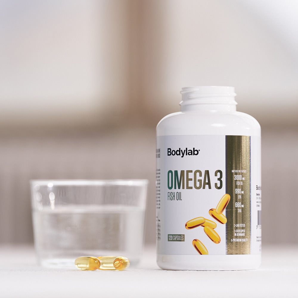 Omega 3 - 1000 mg ren fiskeolje | Bodylab
